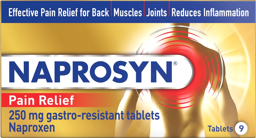 Naprosyn Pain Relief (Naproxen) Over The Counter Tablets